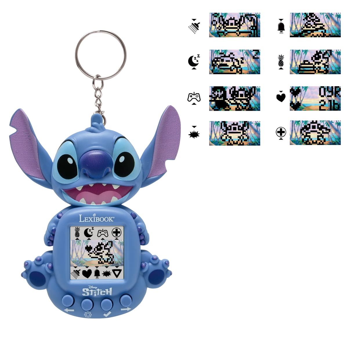 Disney Stitch My Best-E console with LCD screen including 3 games from ...