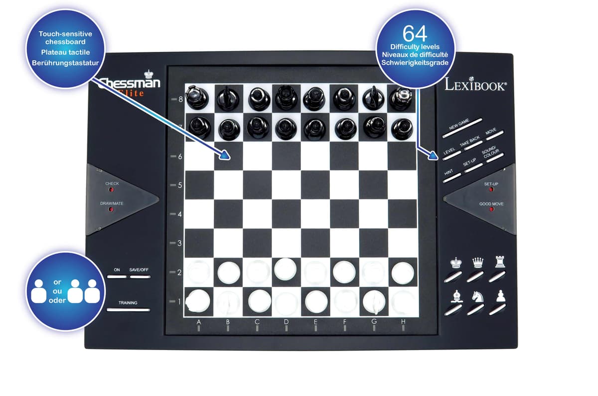ChessMan® Elite, electronic chess game | Lexibook