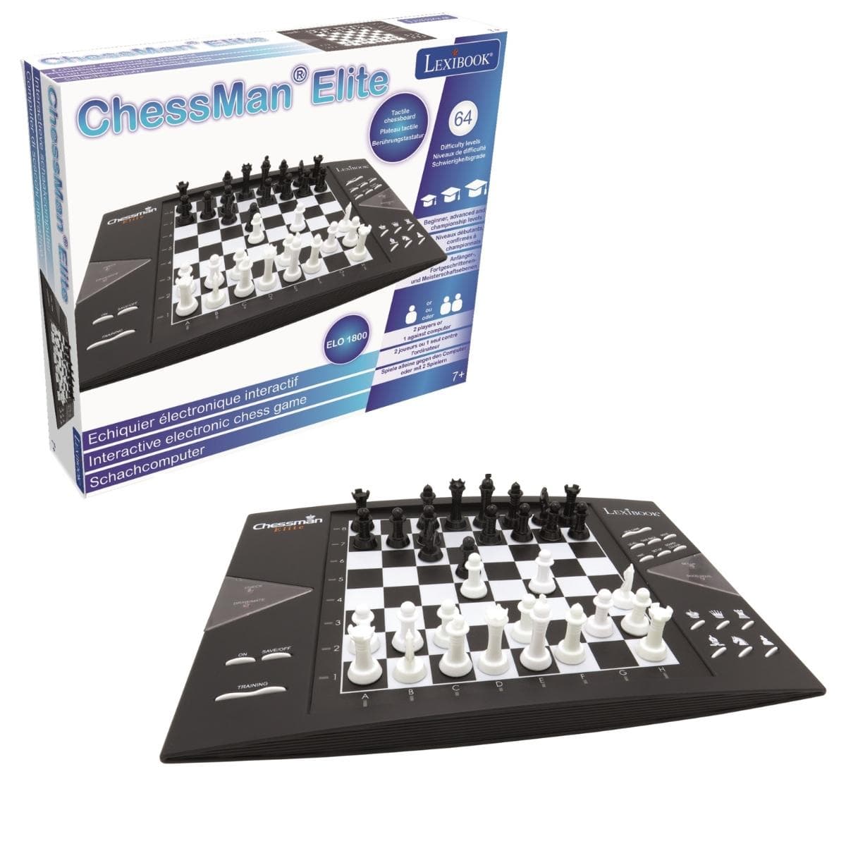 ChessMan® Elite, electronic chess game | Lexibook