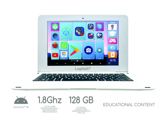 LAPTAB® 10 : Android-powered laptop with 10" touch screen for the whole ...