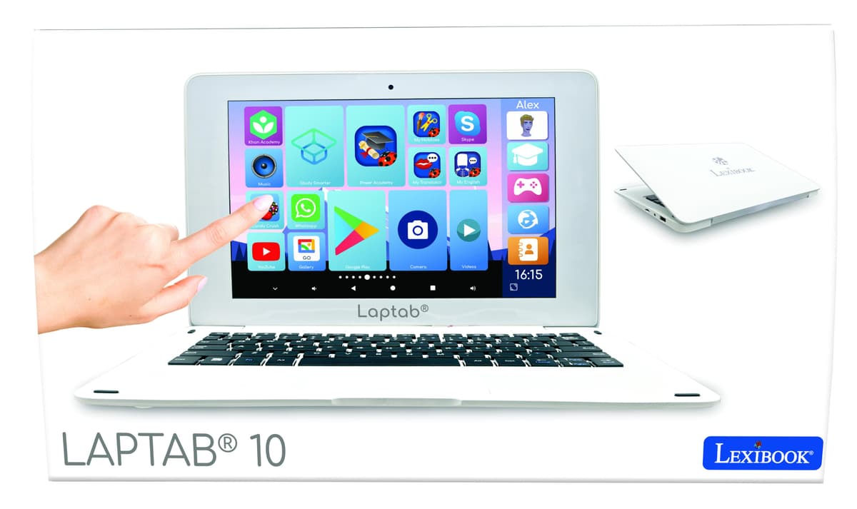 LAPTAB® 10 : Android-powered laptop with 10" touch screen for the whole ...